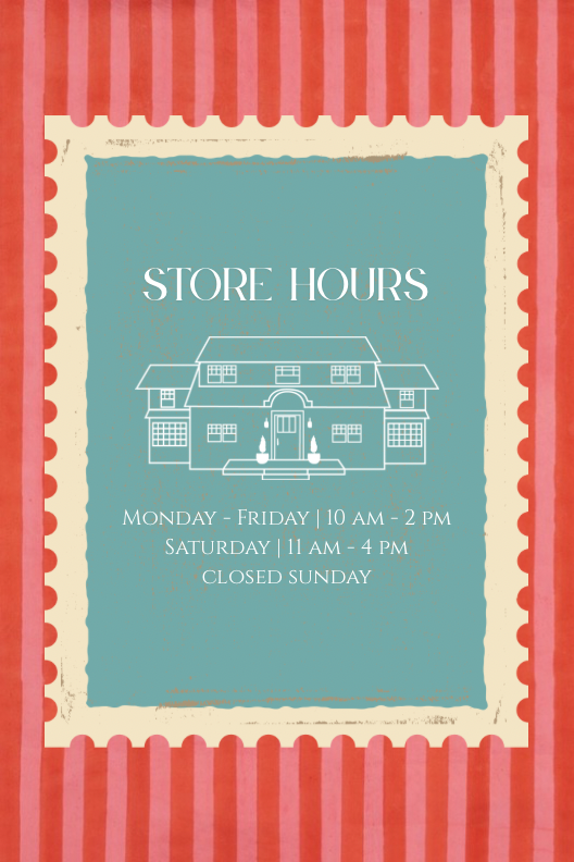 Summer Store Hours – Erin McDermott Jewelry
